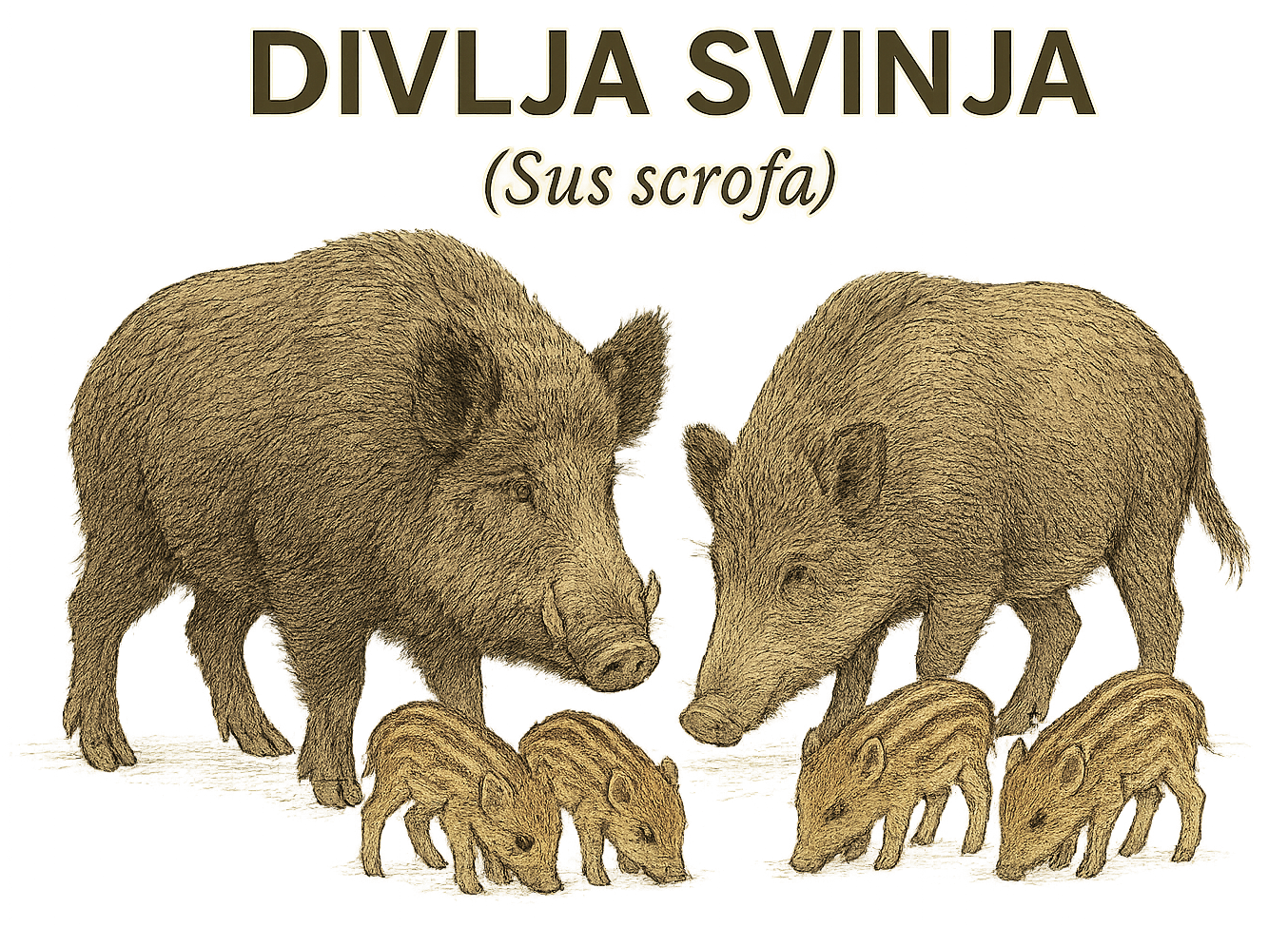 Divlja svinja – prilagodljivi svejed naših šuma - Priroda Hrvatske