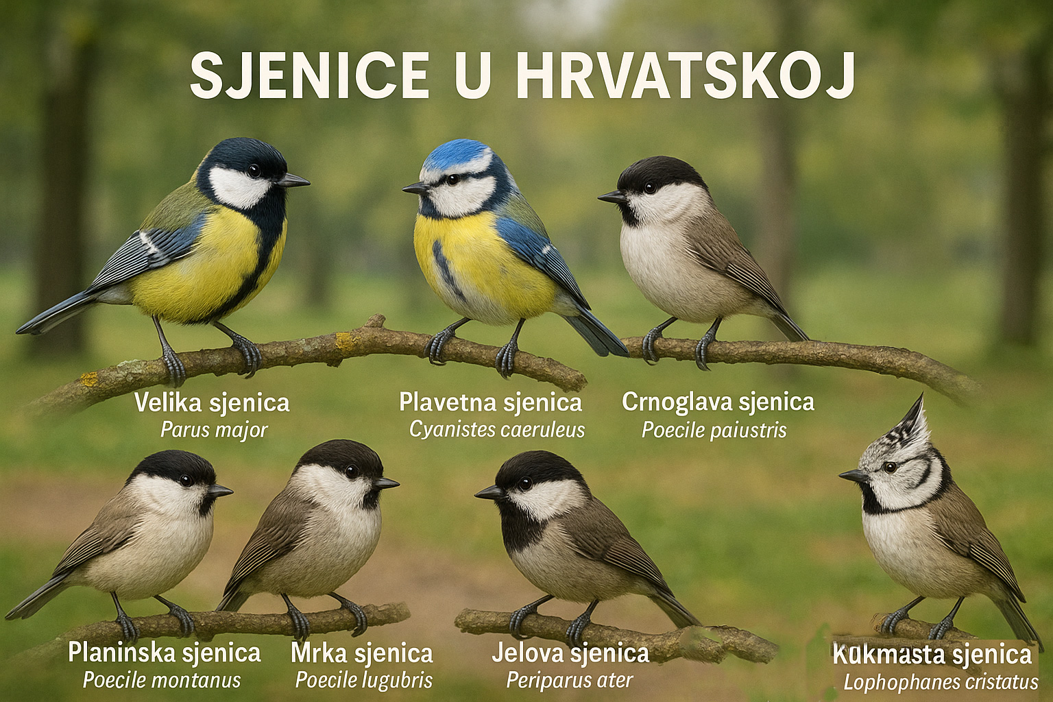Sjenice – šareni mali akrobati naših vrtova i šuma - Priroda Hrvatske