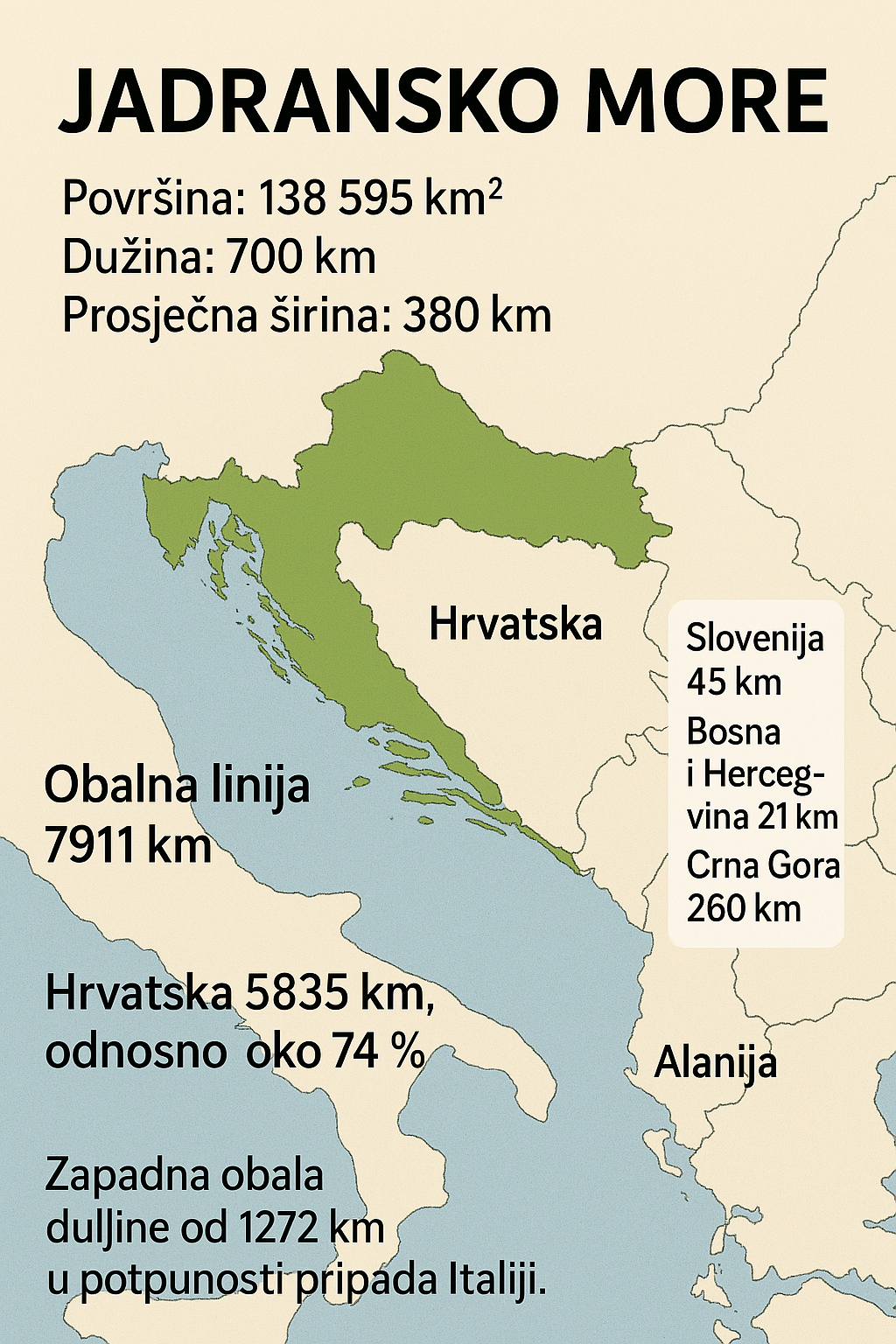 Jadransko more - Priroda Hrvatske