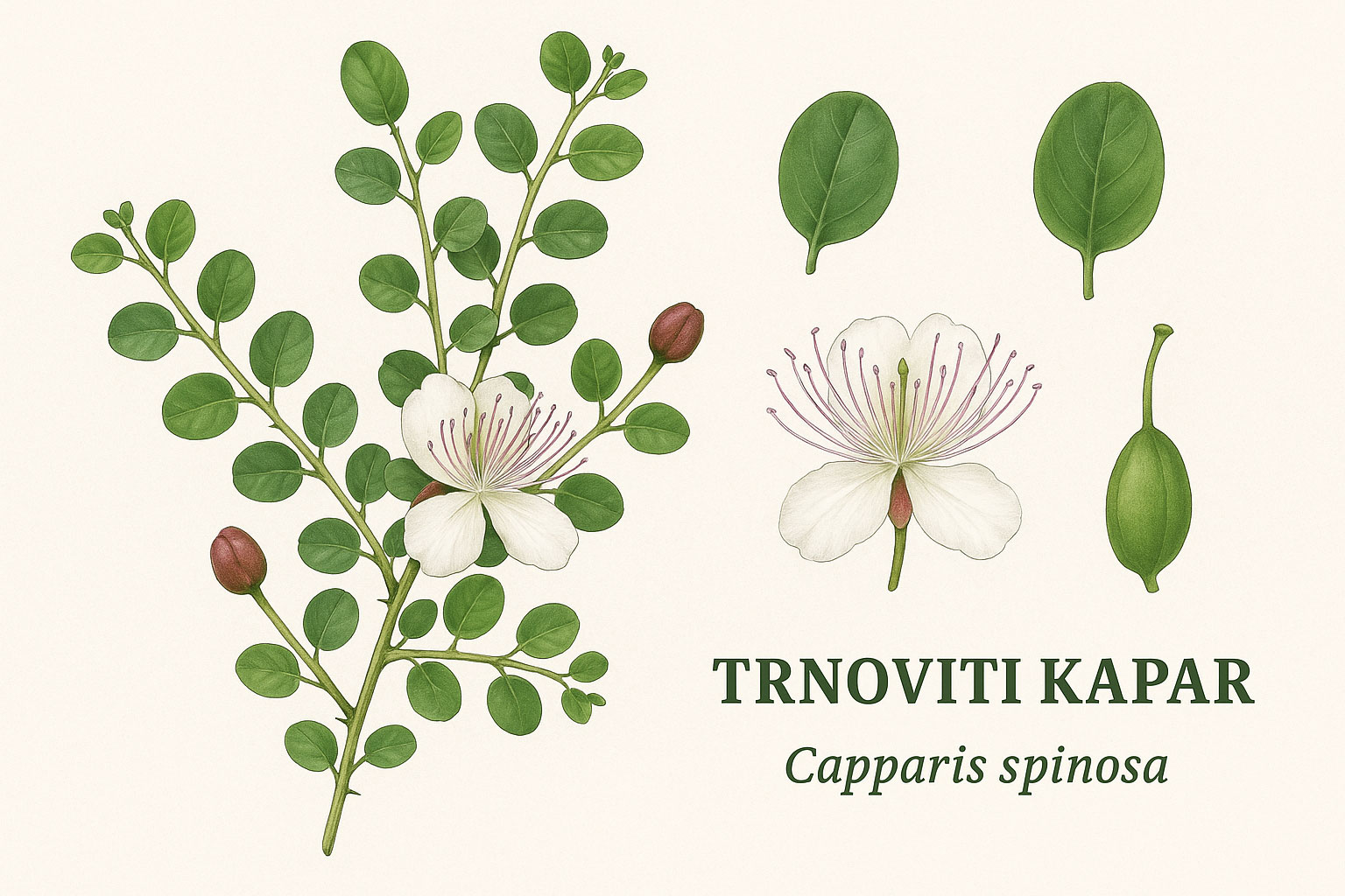 Kapar – trnovita ljepota mediterana - Priroda Hrvatske