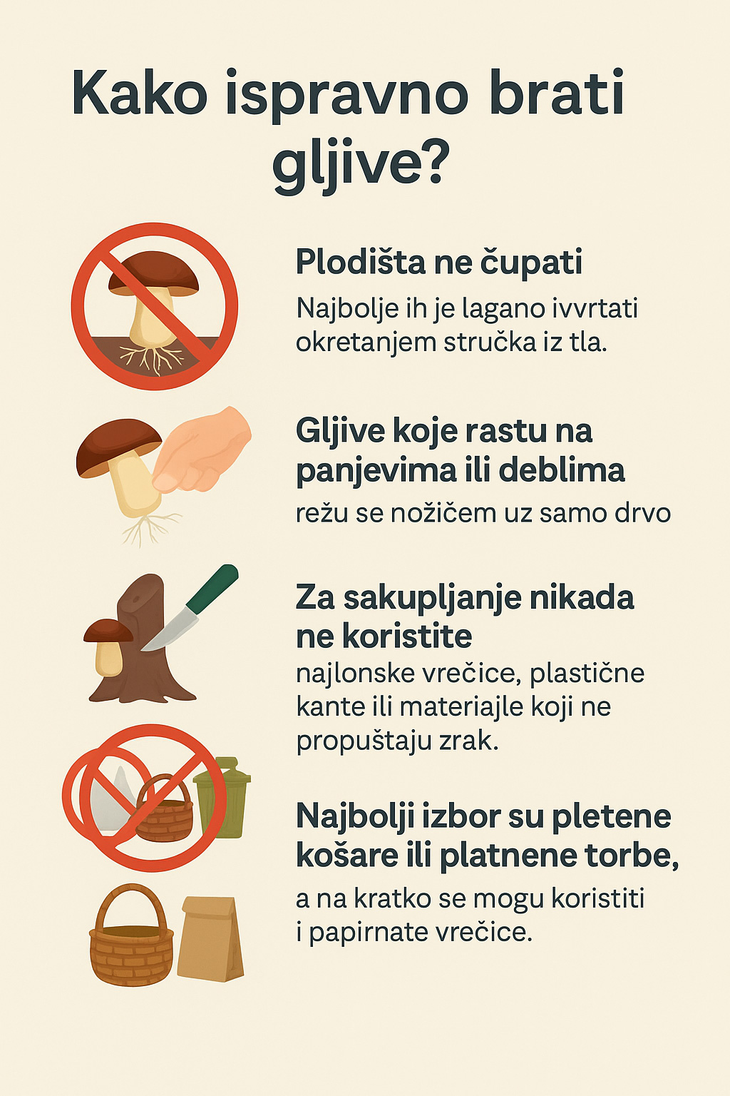Jestive gljive u Hrvatskoj – Najpoznatije vrste i kako ih prepoznati ...